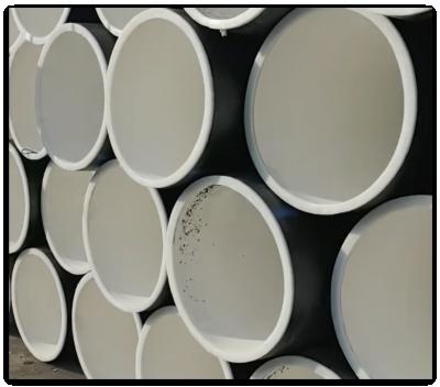 China Anti Clogging UHMWPE Pipe HDPE Abrasion Resistant Pipes For Mining for sale