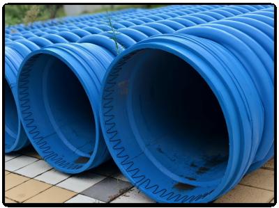 China SN16 SN12.5 Ring Krah Pipe DN1000 ~ DN3000 Large Diameter Polyethylene Pipes for sale