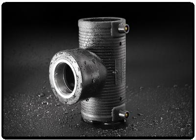 China Electrofusion Female Pipe Tee High Density Polyethylene HDPE Fittings for sale