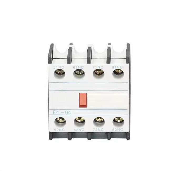 Contactor auxiliary block specifications