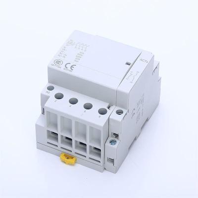 Cina Operazione automatica 4P 63A 4NO 220V/230V del contattore modulare di CA della famiglia della ferrovia di baccano in vendita