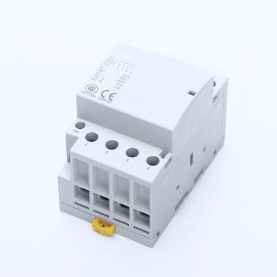 Cina Operazione automatica 4P 63A 4NO 220V/230V del contattore modulare di CA della famiglia della ferrovia di baccano in vendita