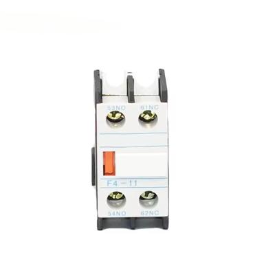 China Contactor Auxiliary F4-11 F4-22 CJX2 Series Din Rail Auxiliary Contact Block for sale