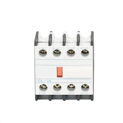 China Contactor Auxiliary F4-11 F4-22 CJX2 Series Din Rail Auxiliary Contact Block for sale