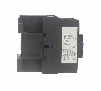 Cina NESSUN o NC 690 VCA di CA di vita elettrica del contattore 50HZ 60HZ 1000000 elettrici in vendita