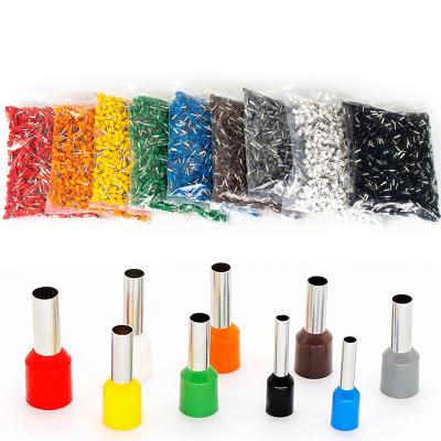 China E6012 Insulated Wire Ferrules 12 AWG Electrical Crimp Terminal Ends for sale