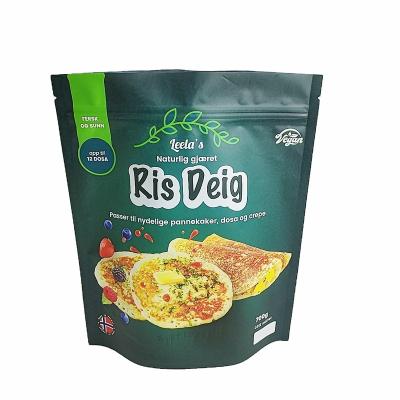 China Hot seal custom gravure printing aluminum foil matte smell proof stand up bag for food for sale