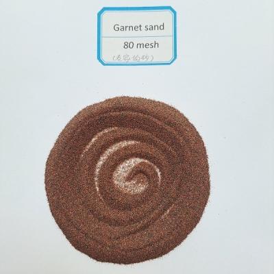 China CNC waterjet cutting Abrasive medium Garnet sand mesh 80 for sale