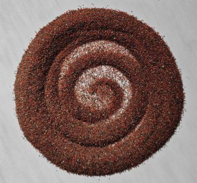 China Garnet Sand mesh 30/60 for Sandblasting: Natural Abrasive medium, Mohs 7.0-7.5, Sa2.5-3 for sale