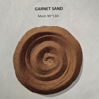 China CNC waterjet cutting Abrasive medium Garnet sand mesh 90~110 for sale