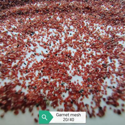China Garnet Sand mesh 20/40 Abrasive for Sandblasting: Natural Abrasive medium, Mohs 7.0-7.5, Sa2.5-3 for sale