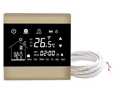Chine Chauffage par le sol programmable de thermostat d'écran tactile électrique avec le logement s'éteignant auto- de PC à vendre