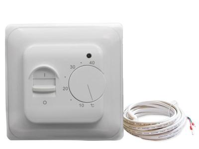中国 専門の手動熱くする床のサーモスタット230VAC IP20の放射熱サーモスタット 販売のため