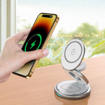 Cina Caricabatterie wireless portatili pieghevoli 15W caricabatterie wireless ad alta velocità per auricolari Telefoni in vendita