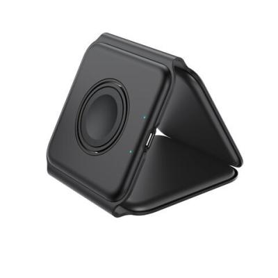 Cina Stylish 15W Apple Wireless Travel Charger Magnetico pieghevole caricabatterie wireless per telefono in vendita