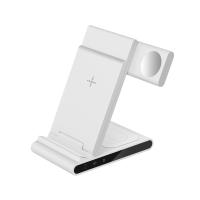 China Foldable Wireless Charging Pad with Overcharge Protection Indicator Light ABS PC for sale