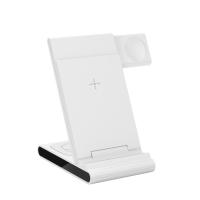 China Foldable Wireless Charging Pad with Overcharge Protection Indicator Light ABS PC for sale