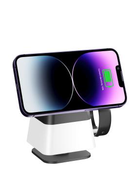 China 4-in-1 Wireless Charger For Apple Devices With Rotational Body & Foldable Top en venta