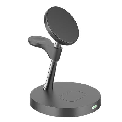 Cina 5 in 1 caricabatterie magnetiche veloci senza fili per telefoni, orologi, auricolari in vendita