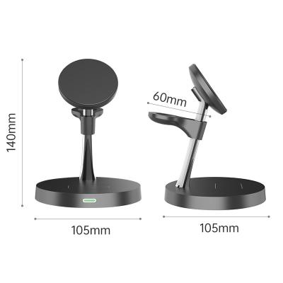 Cina 5 in 1 caricabatterie magnetiche veloci senza fili per telefoni, orologi, auricolari in vendita