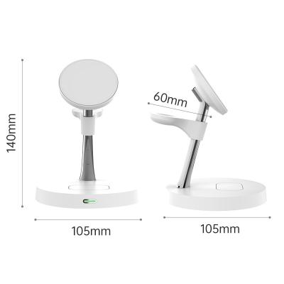 Cina 5 in 1 caricabatterie magnetiche veloci senza fili per telefoni, orologi, auricolari in vendita