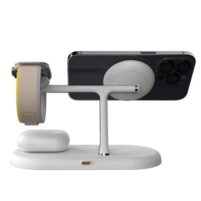 China T256 Cargador inalámbrico magnético con luz nocturna LED y interruptor táctil Distancia de carga 8 mm en venta