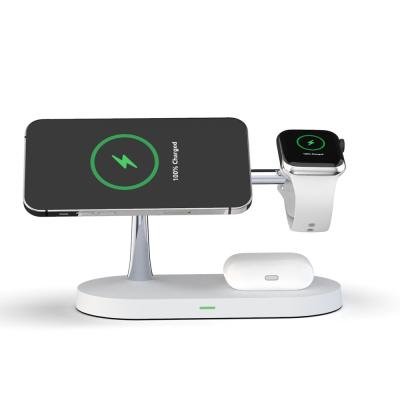 Cina Batteria di lunga durata 2W Night Light Wireless Charger per iPhone Bianco e Nero in vendita