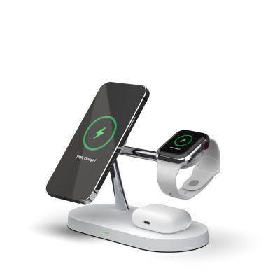Cina Batteria di lunga durata 2W Night Light Wireless Charger per iPhone Bianco e Nero in vendita