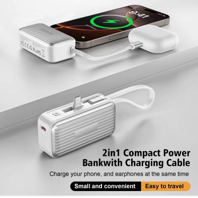 China 2025 Timess New Efficient 4800mah Mobile Phone Power Bank Mini Power Bank With Dual  Type-C Interface Charging Bank for sale