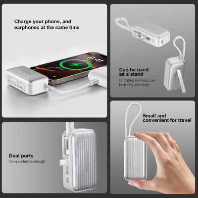 China 2025 Timess New Efficient 4800mah Mobile Phone Power Bank Mini Power Bank With Dual  Type-C Interface Charging Bank for sale