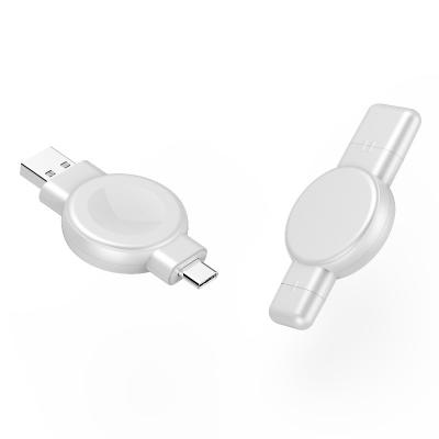 Cina Supporto caricatore orologio a doppia interfaccia Apple e Samsung con USB e interfaccia Samsung in vendita