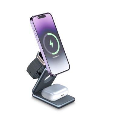 China AK09 New Wireless Fast Charger Support Apple Phones And Samsung Phones  , 15W Portable Phone Charging Stand for sale