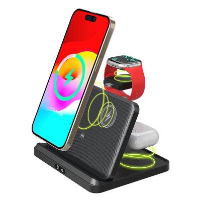 Китай A21 Samsung Версия 3 в 1 Складное Беспроводное Зарядное Устройство 15 Вт / 10 Вт продается