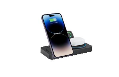 Cina Y388 Timess efficiente caricabatterie wireless fast 15W/10W supporto Apple e prodotti Sansung Zinc wireless charger in vendita