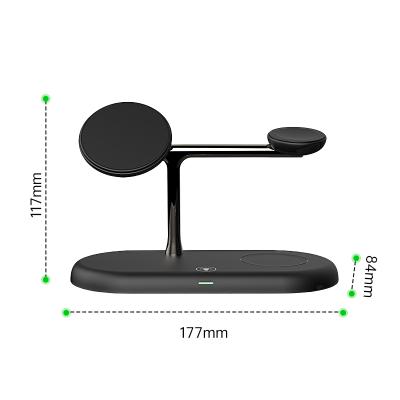 China OEM/ODM T256 Wireless Fast Charger ABS Phone Charger Black Charger for sale