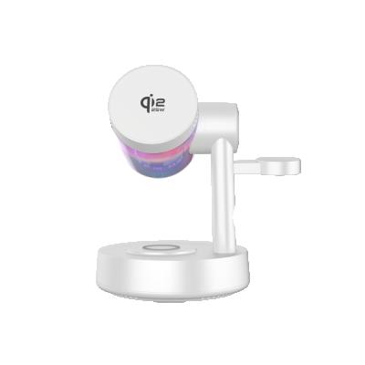 China All in one Bluetooth Speaker and Wireless Charger Combo with Qi2.2 Certificate for sale