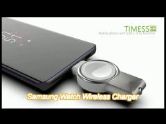 Dual Plug Black Samsung Watch Wireless Charger Galaxy Watch Wireless Charging 3W