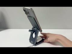 Stylish Metal Wireless Charging Metal Design 2-3 Hours Charging Time Silver Color