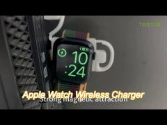 apple watch wireless magnetic charger 5v lightweight 0.8 ounces white color