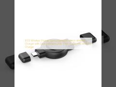 X512 Wireless Charge Samsung/Apple  Watch Wireless Charger with Dual Interface USB/ TYPE-C ABS+PC Watch s Charger