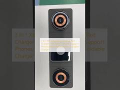 3 em 1 X8 uInteligente Carregador Rápido Sem Fio 15W/10W/7.5W/5W Suporte telefones/relógios/fones de ouvido Carregador dobrável