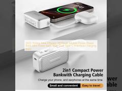 2025 Timess Novo Eficiente 4800mah Banco de Energia de Telefone Móvel Mini Banco de Energia Com Banco de Carregamento de Interface Dupla Tipo-C