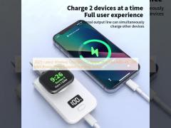 2025 Latest Wireless Charger Voor Apple Watches ABS+PC 2W Mini Power Bank Ondersteuning Harging Iwatch