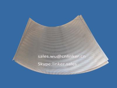 China Pressure stainless steel sieve bend screens for sale
