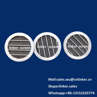 China Stainless steel Flat wedge screen panel for sale