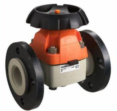 China GF 317 Corpo da válvula de diafragma PVC-U DN50 com flange solta PVC-U à venda