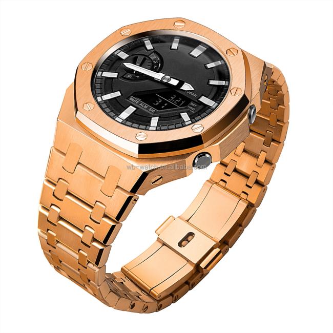 Premium watch case modification components