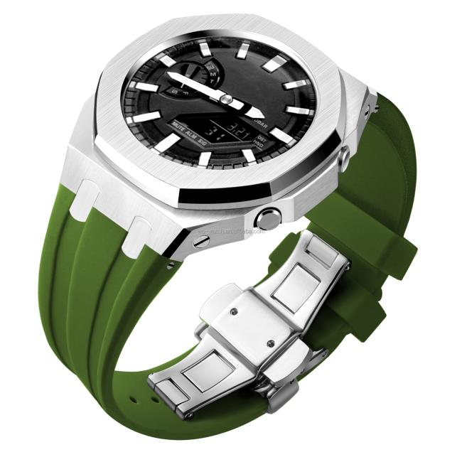 Casio GA2100 metal case with strap