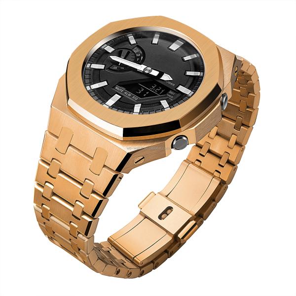 Quality Shockproof G Shock Stainless Steel Case For Ga2100 Casioak Metal Case Antirust for sale