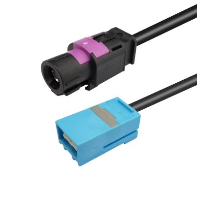 China HSD 4 Pin Black Connector To Auto LVDS GVIF Extension Cord Adapter For HONDA for sale